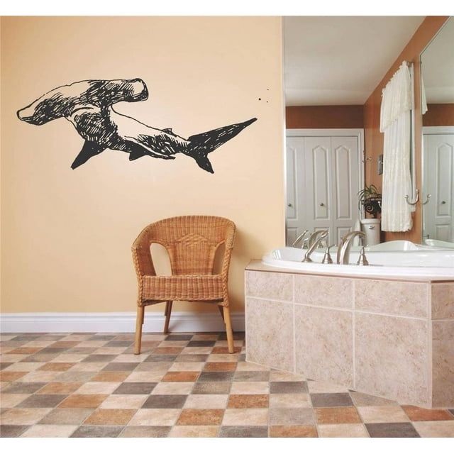 Custom Designs Hammerhead Shark Kitchen Image 10x20 Inches - Walmart.com