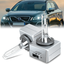 Low Beam Headlight Bulb Set - Compatible with 2010 - 2013 Volvo XC60 ...