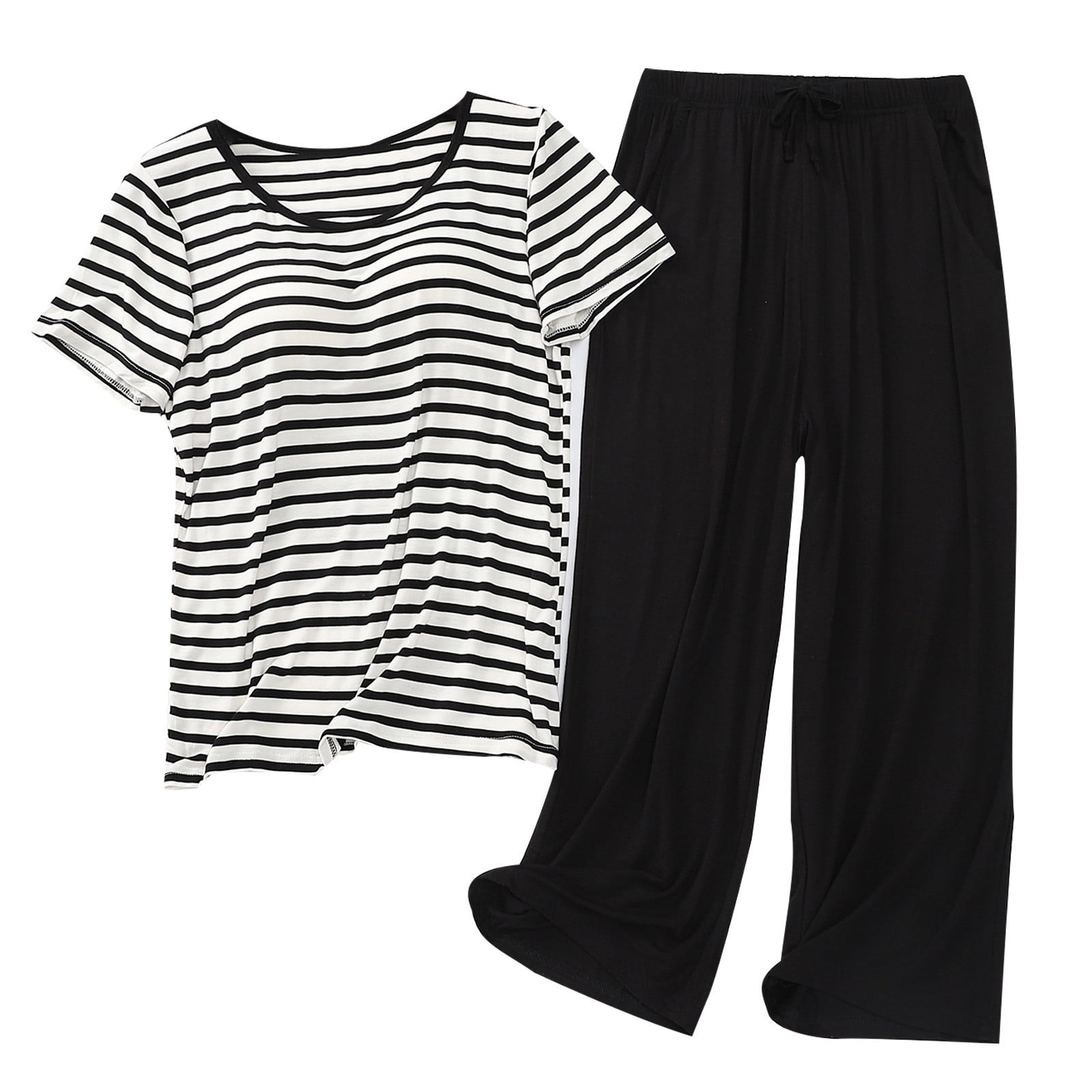 Click here for Cameland Pajama Sets For Women Thin Solid Color Sh... prices