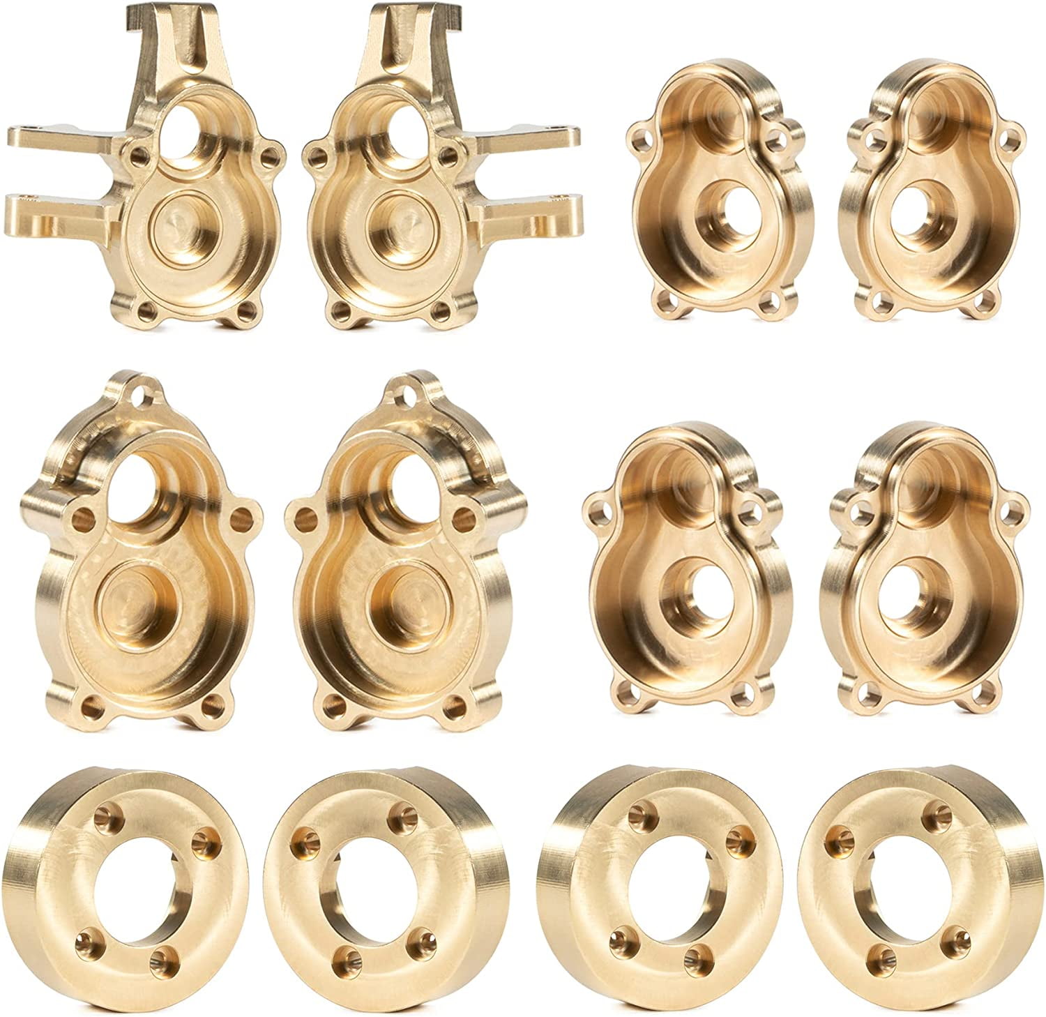 Brass Weights Front & Rear Axle Housing Bumper Mount for YIKONG 1/8 1/ ...