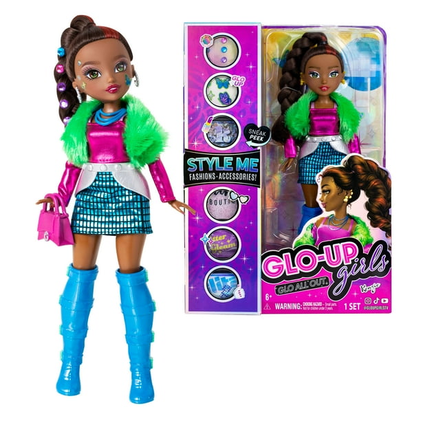 Glo-up Girls Kenzie Fashion Doll with Accessories, Season 2, Children ...