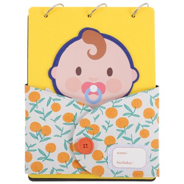 Sassy Look Book Baby Photo Album with High Contrast Patterns Holds 6 ...