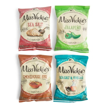 Miss Vickie's Variety Pack Kettle Cooked Potato Chips, Snack Bags (1.3 ...