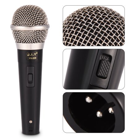 TOPINCN Handheld Professional Wired Dynamic Microphone Clear Voice for ...