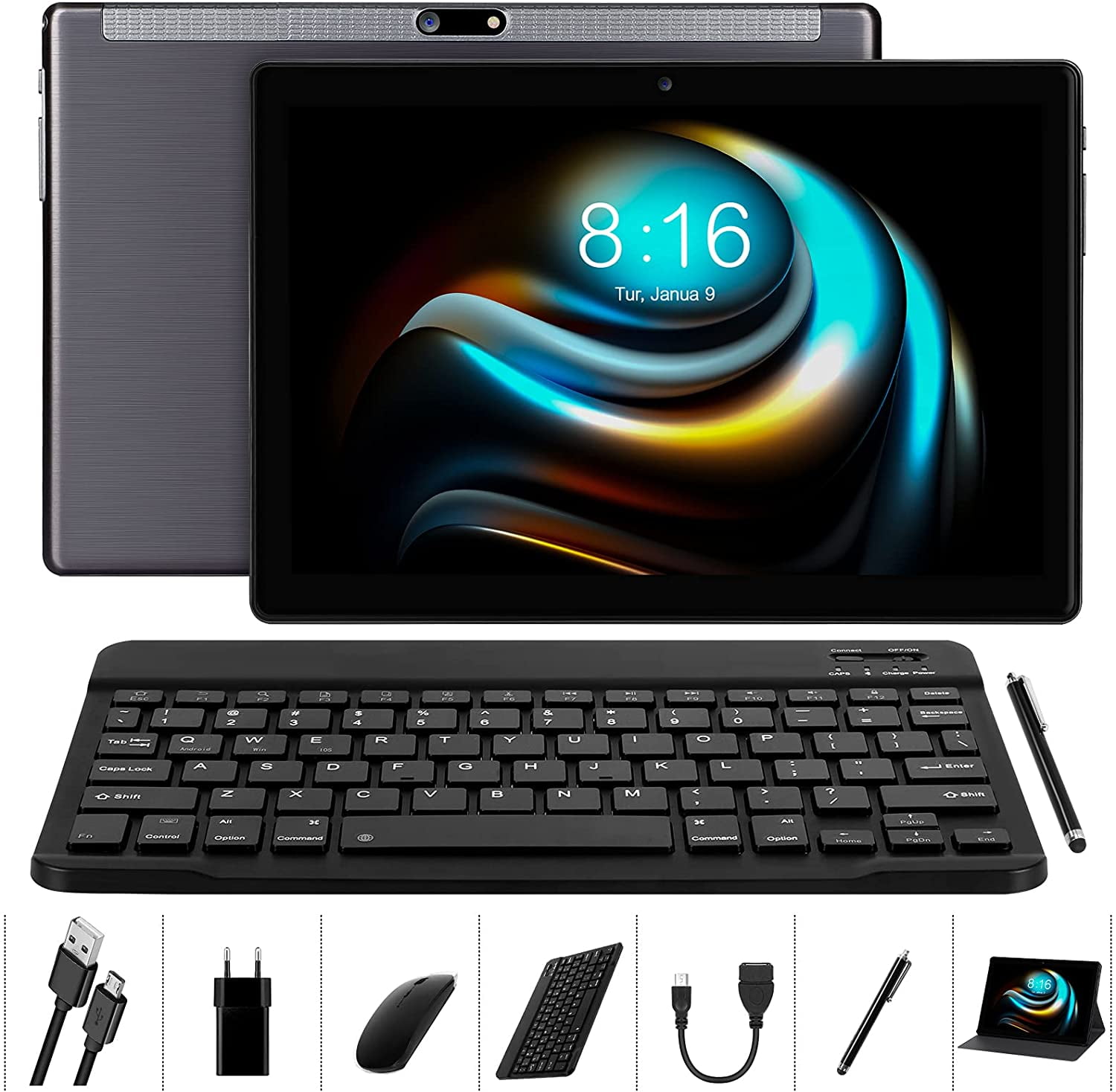 Tablet 10 inch - LNMBBS Octa-Core,Android 10 Tablet,4GBRAM,64GBROM ...