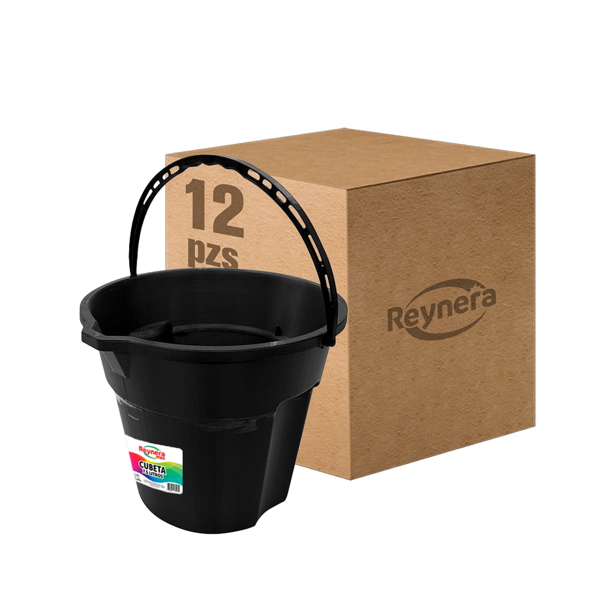 12 Cubetas Ligeras Con Capacidad De 7.5 Lts Reynera | Bodega Aurrera en línea