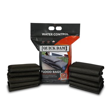 Quick Dam Water Activated Flood Bags, 12" x 24",6/pack - Walmart.com