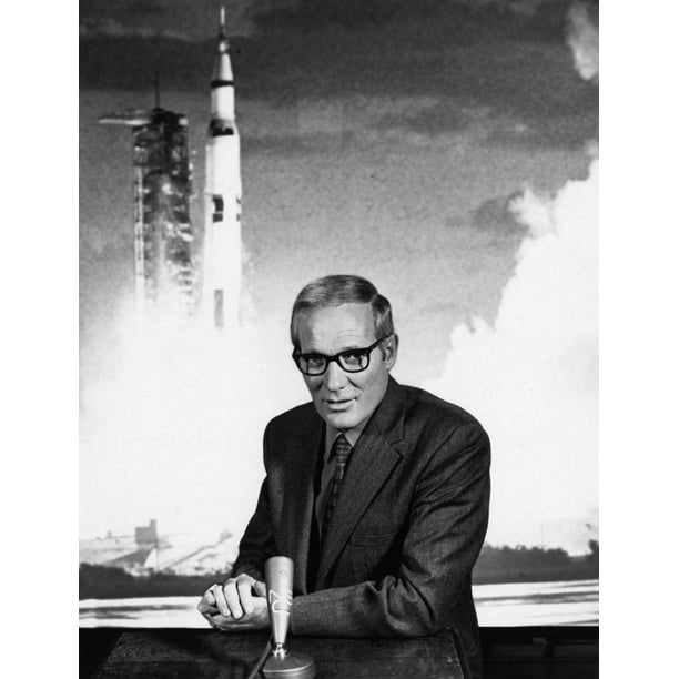 Television Newsman Frank Mcgee, Covering The Apollo 12 Mission, 1969 ...