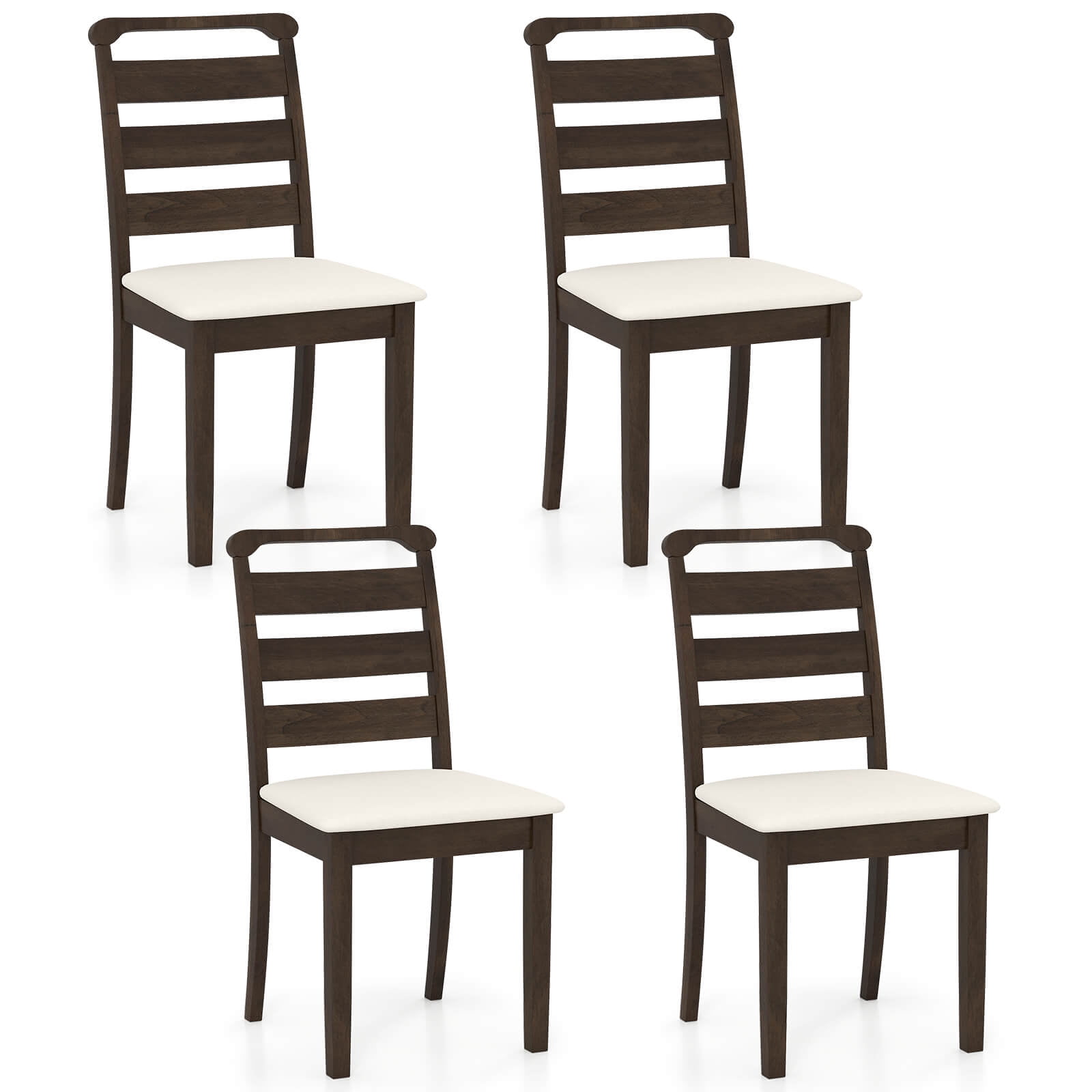 Click here for Costway Modern Dining Chair Set Of 4 Upholstered F... prices