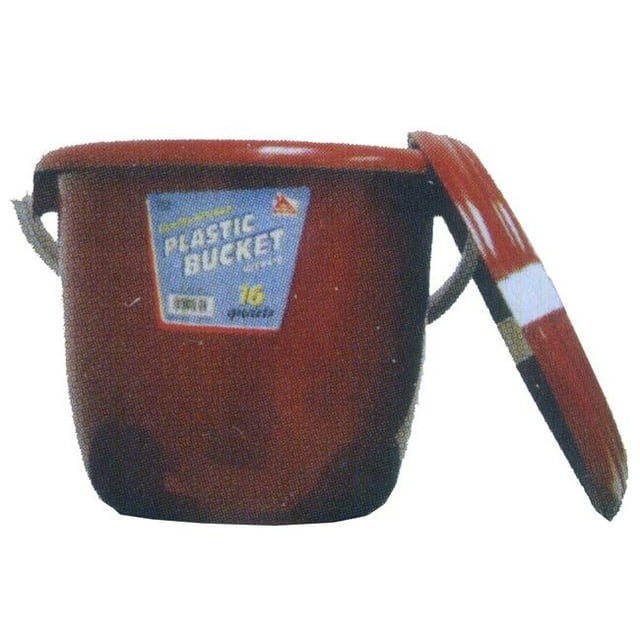 Howard Berger Bucket Plastic With Cover - Walmart.com