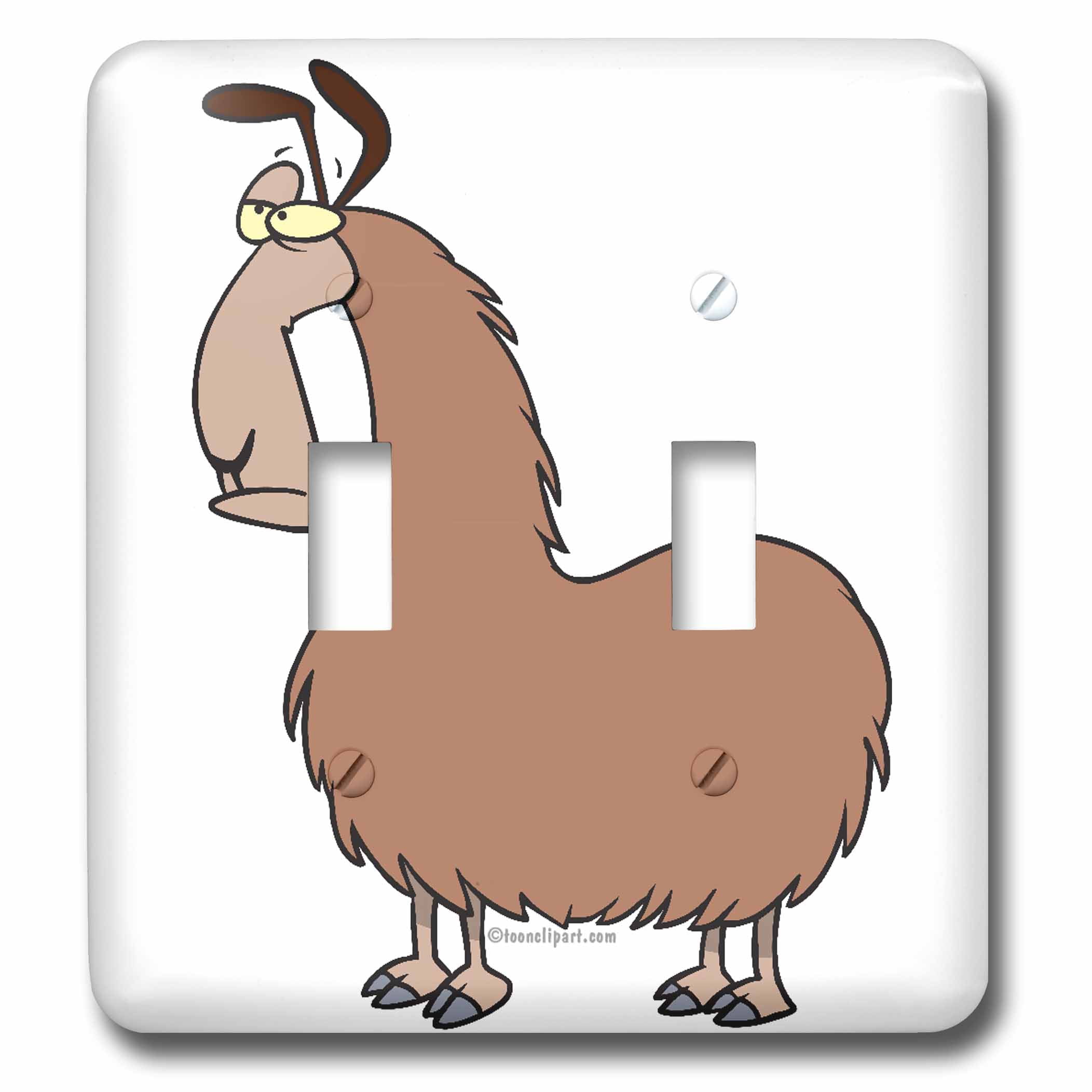 Goofy Llama Cartoon double toggle switch lsp-104174-2 - Walmart.com