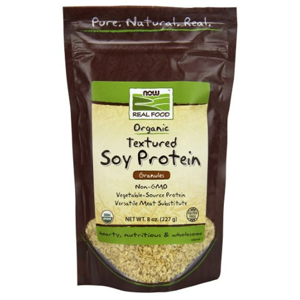 Now Foods Organic Textured Soy Protein, 8.0 Oz - Walmart.com - Walmart.com