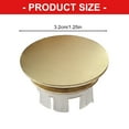 2PCS Bathroom Drain Overflows Protectors Double Layer Round Plug Sink ...