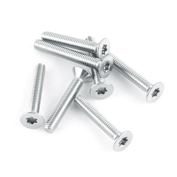 Star Screw,M4 Stainless Steel Flat Stainless Steel Bolt Flat Head Screw ...
