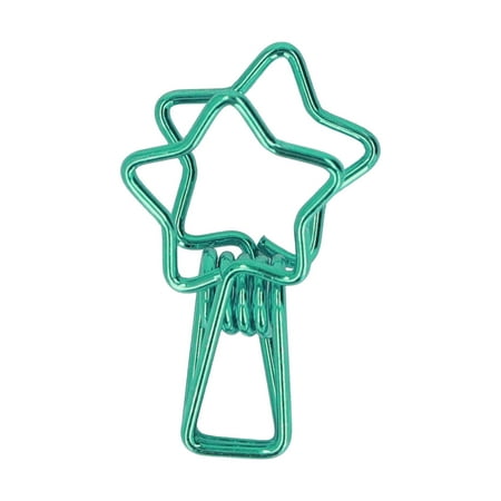 Office Binder Clips, Star Shape Binder Clips Strong Clamping Force For ...