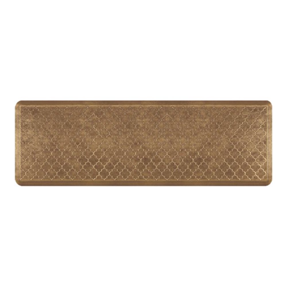 WellnessMats Estates Shades of Gold Trellis - Floor mat - rectangular ...