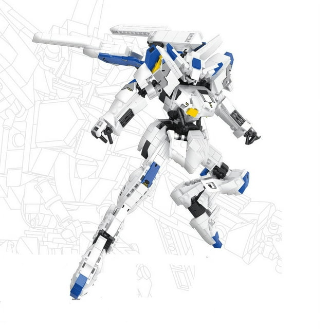 Babatos Yuanzu Gundam Mech Robot Assembled Building Blocks Toy, Boy ...