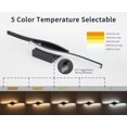Brushed Nickel Bathroom Vanity Lights Fixtures Over Mirror Dimmable ...