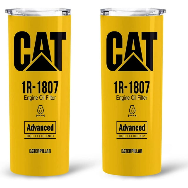 Yellow CAT 1R-1807 Engine Oil Filter Advanced High Efficiency ...