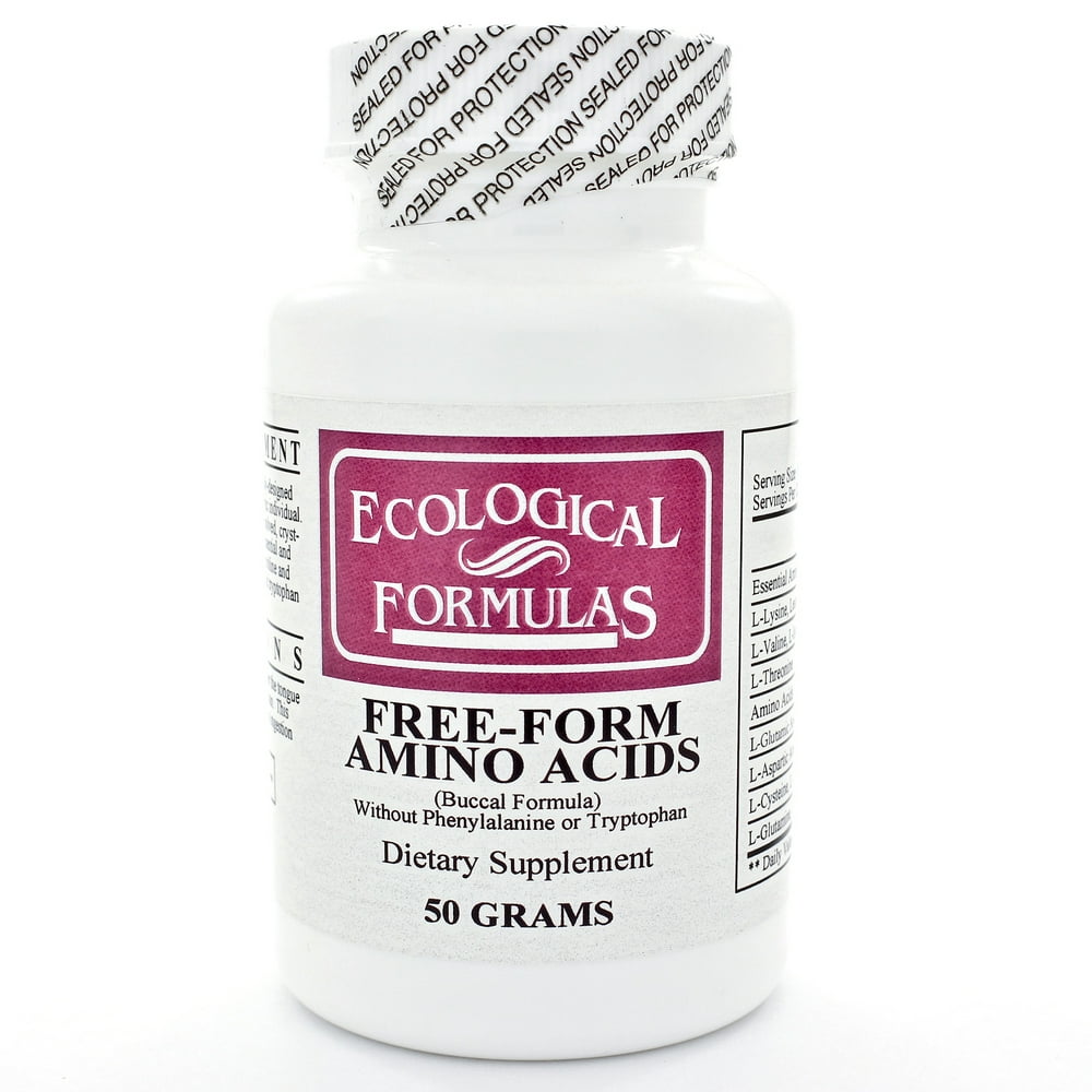 Ecological Formulas - Free-Form Amino Acids, 50 Grams - Walmart.com ...