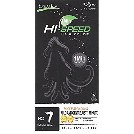 1 Minute Hi Speed Squid Ink Hair Color #7 Natural Black | Walmart Canada