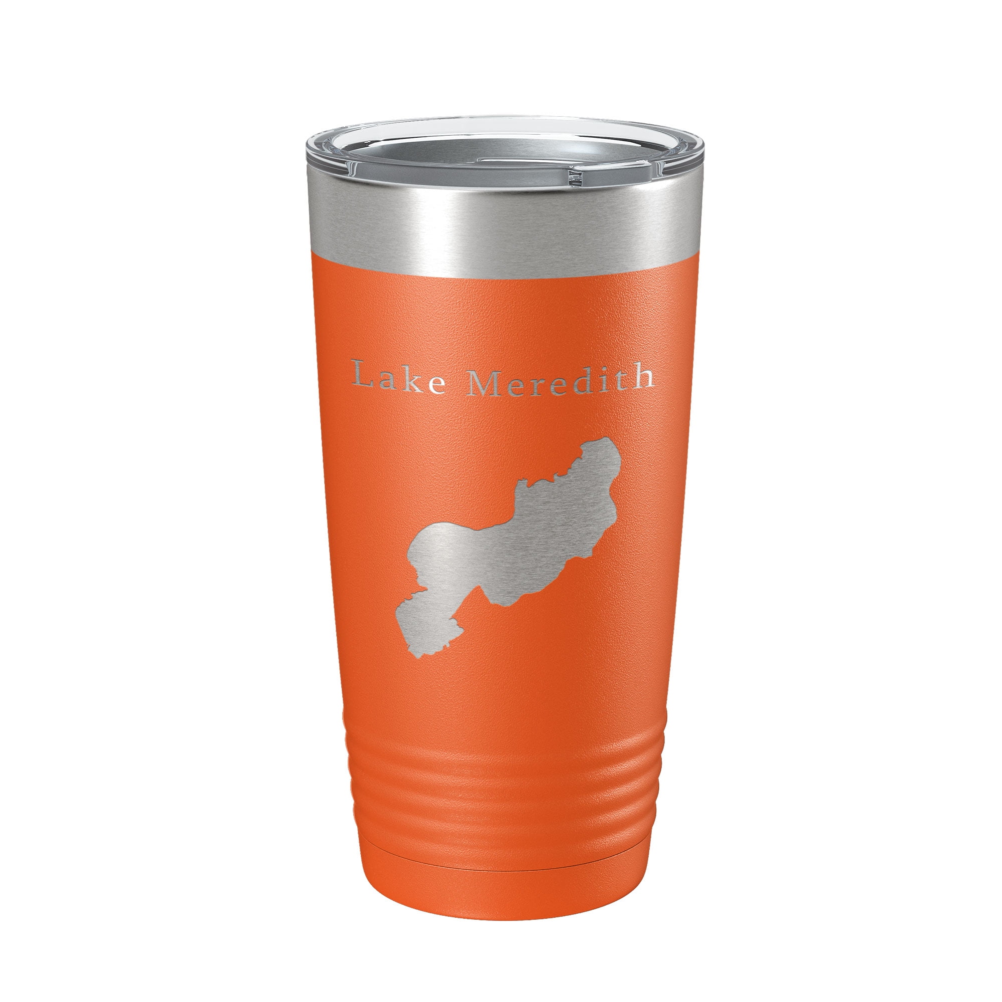 Lake Meredith Map Tumbler Travel Mug Insulated Laser Engraved Coffee ...