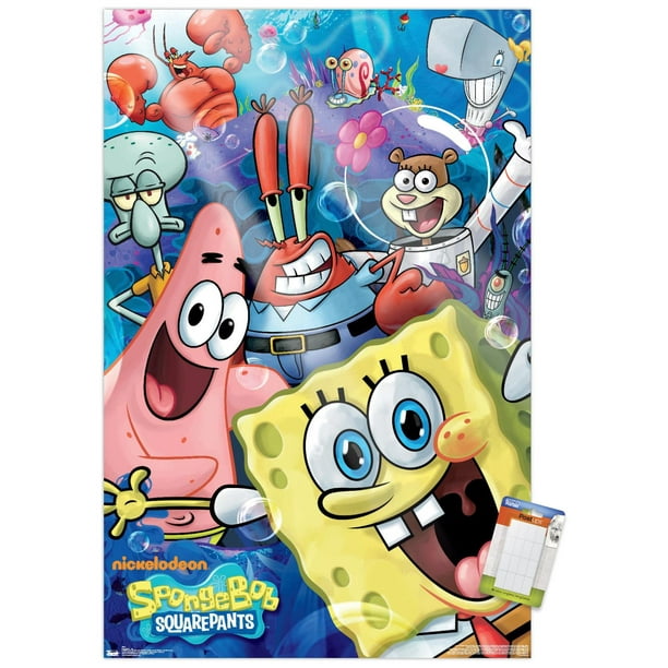Nickelodeon Spongebob - Joy Wall Poster, 14.725" x 22.375" - Walmart.com