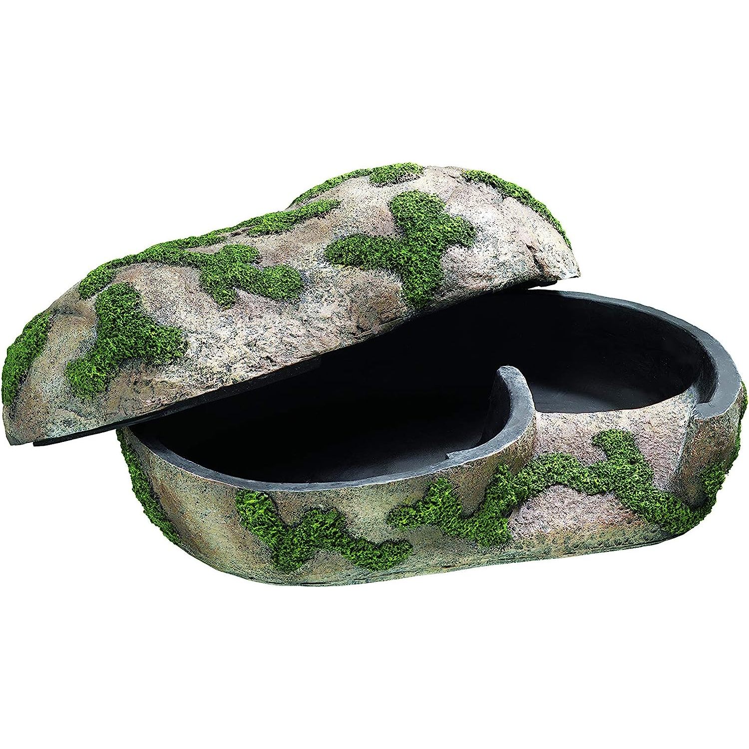 HElectQRIN Rock Lair Terrarium Hideout, Extra Large, with Removable Top ...