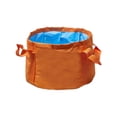 AuroraX Collapsible Silicone Camping Bucket Portable Wash Bucket Space ...