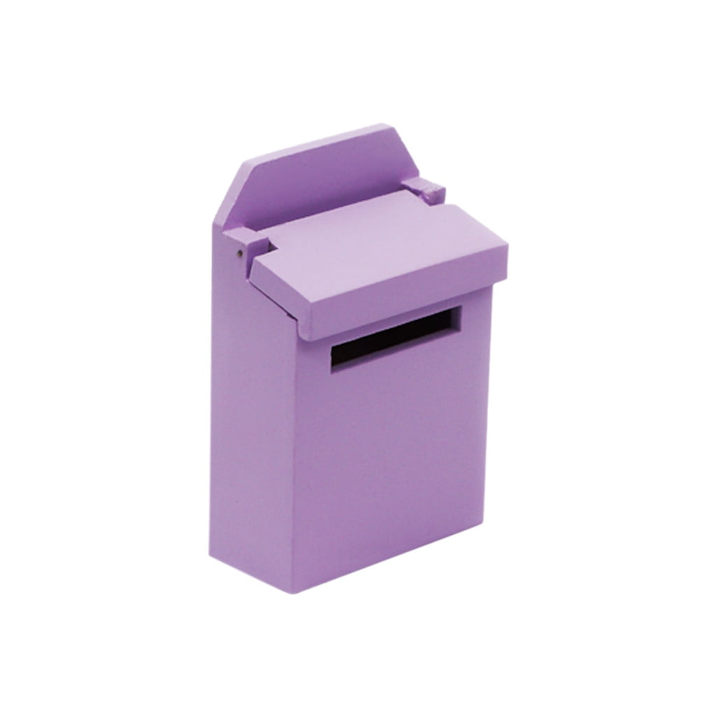 Tiny Cute Pink Mailbox Dollhouse Letters Perfect for mini mail and ...