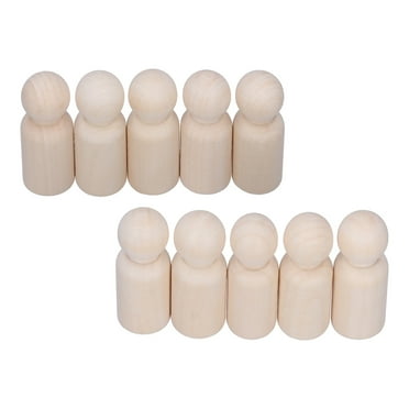 Back to School Savings! Dvkptbk Toys Gift Natural Unfinished Wooden Peg ...
