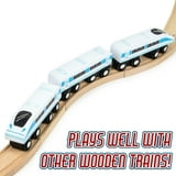 Imagination Generation Bullet Train Express | 3 Magnetic Wooden Cars ...