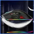 Vibrant Colorful Rechargeable Honeycomb Wireless Gaming Mouse with RGB ...