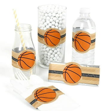 Big Dot of Happiness - Basketball Party Favors, Candy Bar Wrappers Set ...