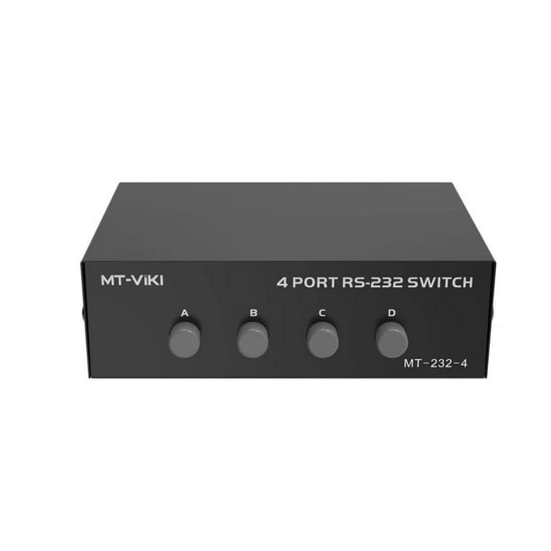4-way RS232 Interface Switch, Out Various Serial Devices - Walmart.ca