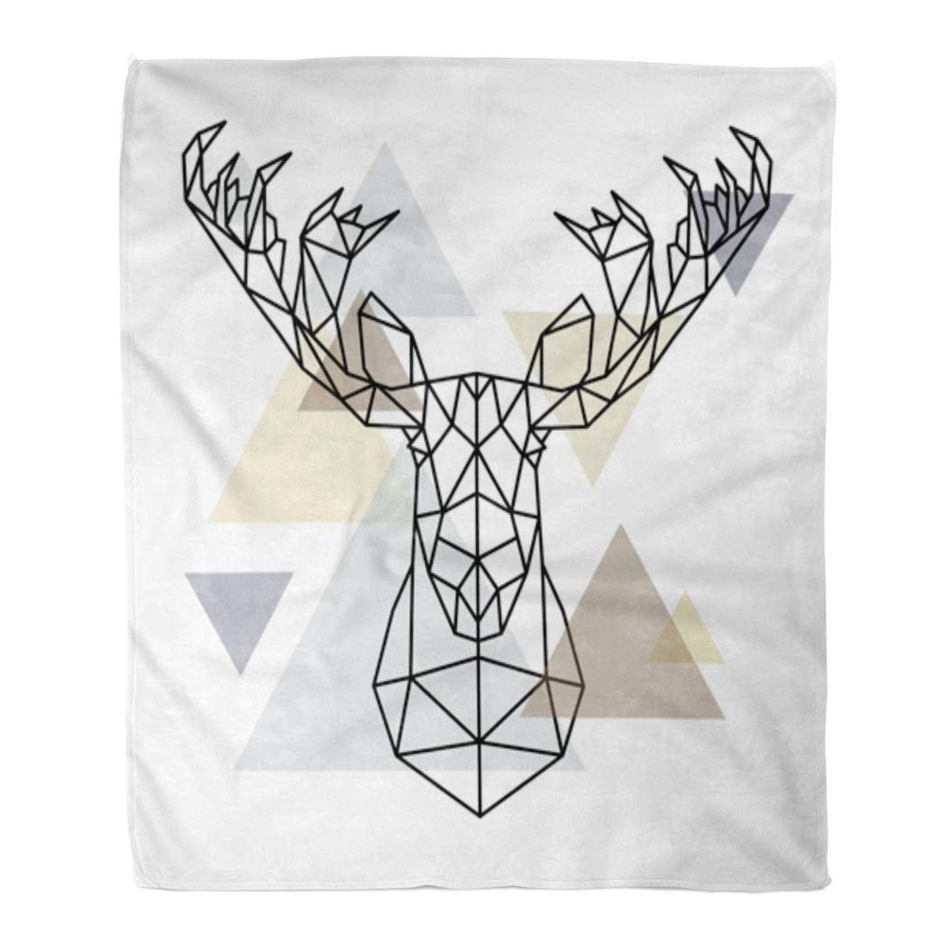 Geometric Moose Head