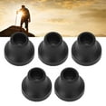 YAHHU 5 Pack Heavy Duty Rubber Medical Crutch Tips 16mm / 0.62 inches ...
