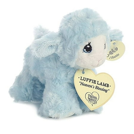 Precious Moments Luffie Lamb "Heaven's Blessing" Rattle (Blue ...