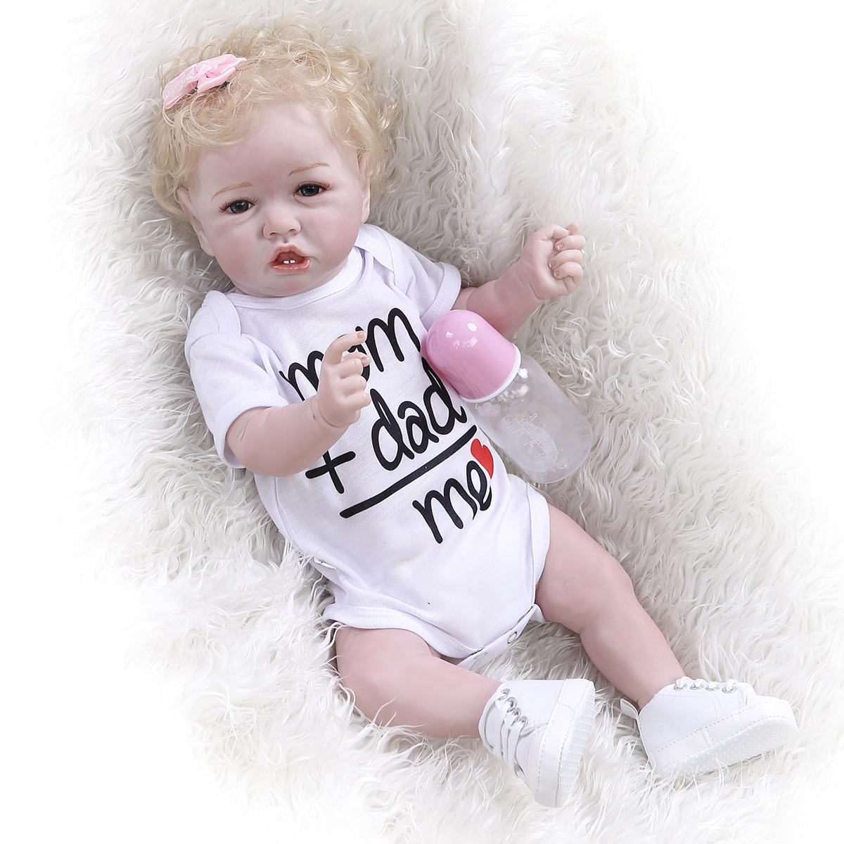 56cm/22.05inch Reborn Baby Dolls, Realistic Newborn Baby Dolls with ...