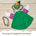 Gaggleville Mardi Gras Goose Outfit, Fits Large 23" H Statue, by Fox ...
