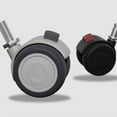Chair Casters Smooth Movement Wheel Heavy Duty Load Capacity Simple ...