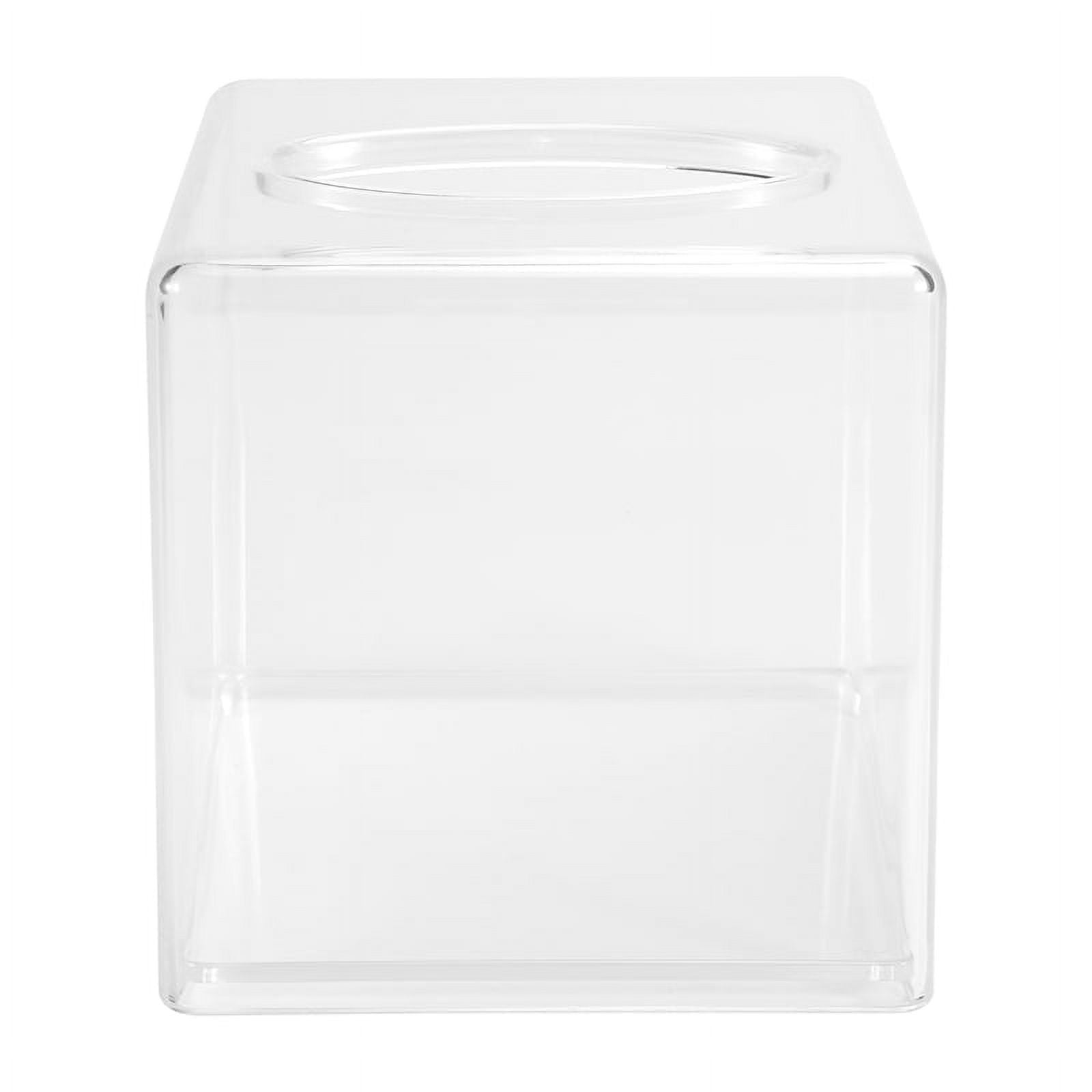 Caja Dispensadora de Pañuelos Faciales de Acrílico Transparente con ...