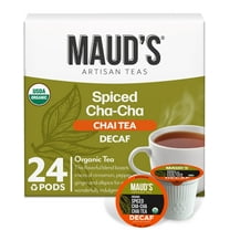 Maud's Organic Decaf Spiced Chai Tea, Compatible with Keurig K-Cups ...