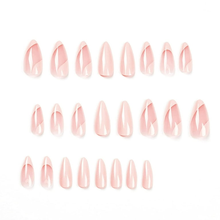 Light Pink Stiletto Nails