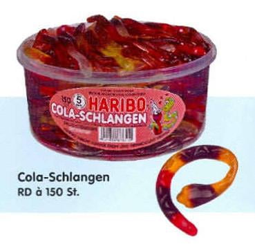 Haribo Cola-Schlangen, Snakes, Tub - Walmart.com
