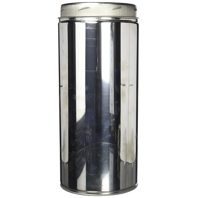 Selkirk 446591 18 in. Insulated Chimney Pipe, Stainless Steel - Walmart.com