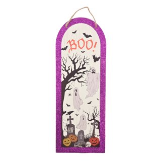 Sienna N4S0VE13 LED Battery Operated Halloween Boo Sign, Orange ...