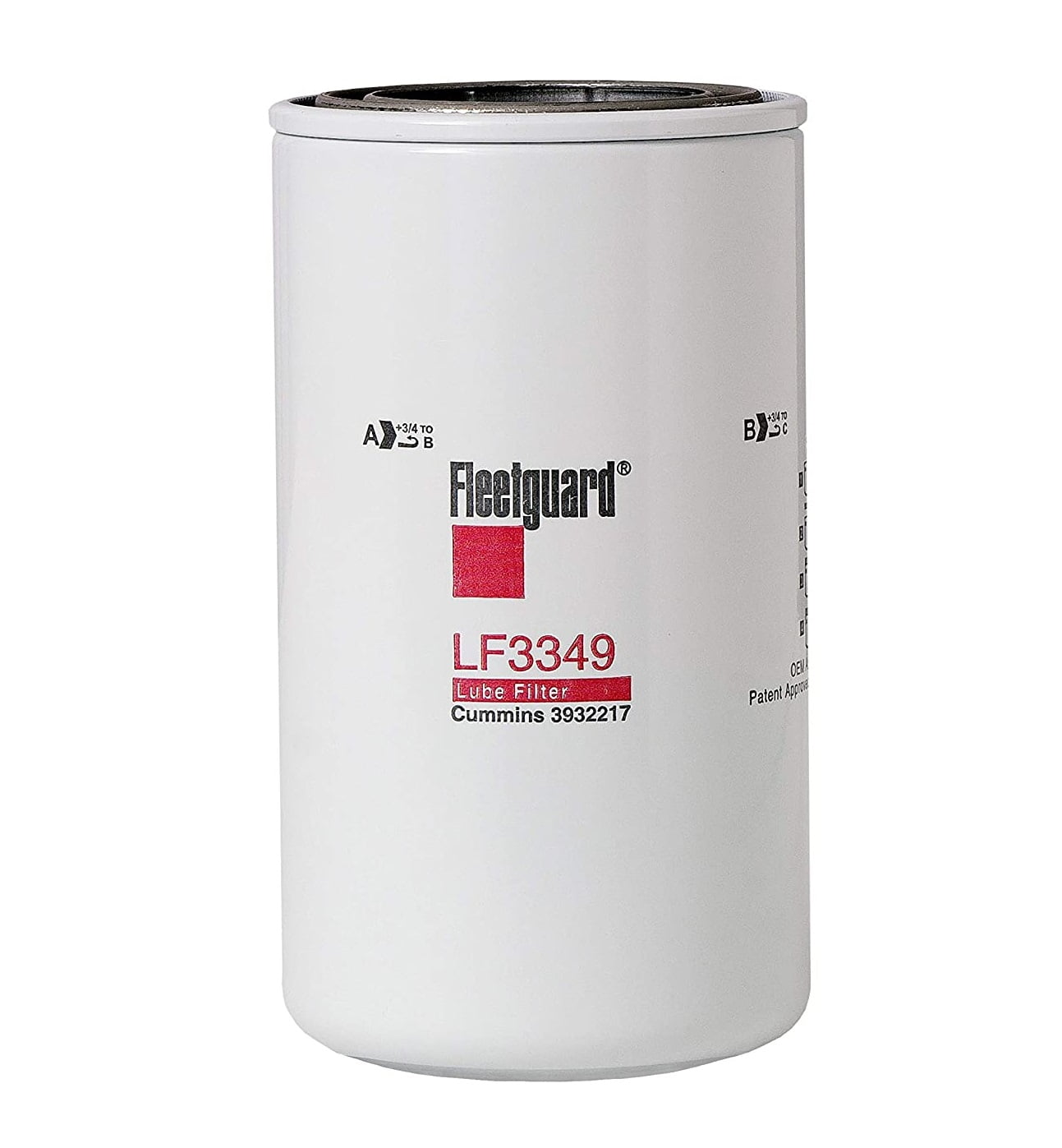 LF3349 Fleetguard Lube Filter, Full-Flow Spin-On (Pack of 2) - Walmart.com