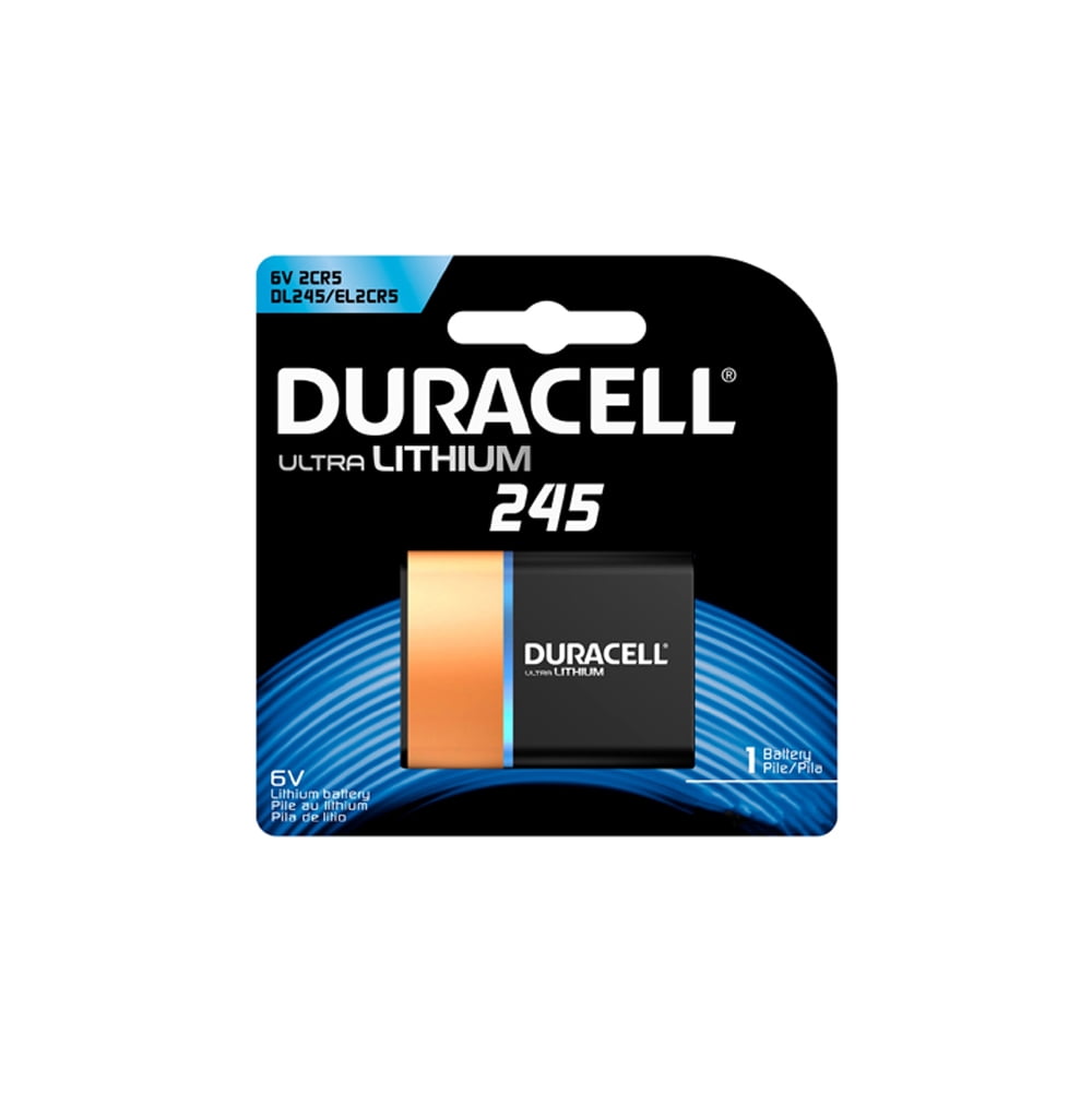 4 x 2CR5 Duracell Ultra 245 Photo Lithium Batteries (On a Card ...