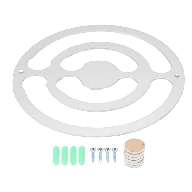 Aluminum Alloy Round Coffee Pod Holder Storage Space Saving Wall Mount ...